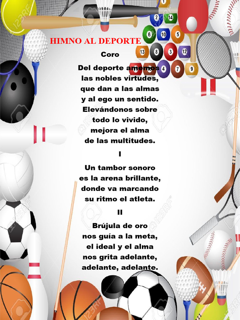 Himno Al Deporte | PDF | Nómada