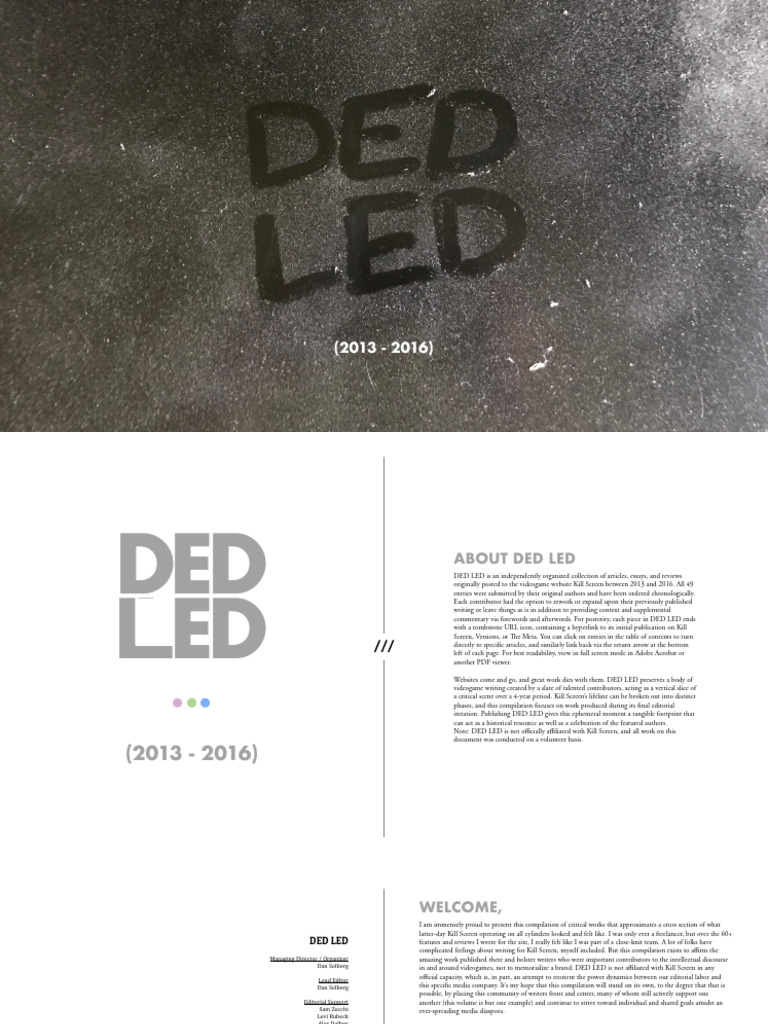 Ded Led | PDF | You Tube