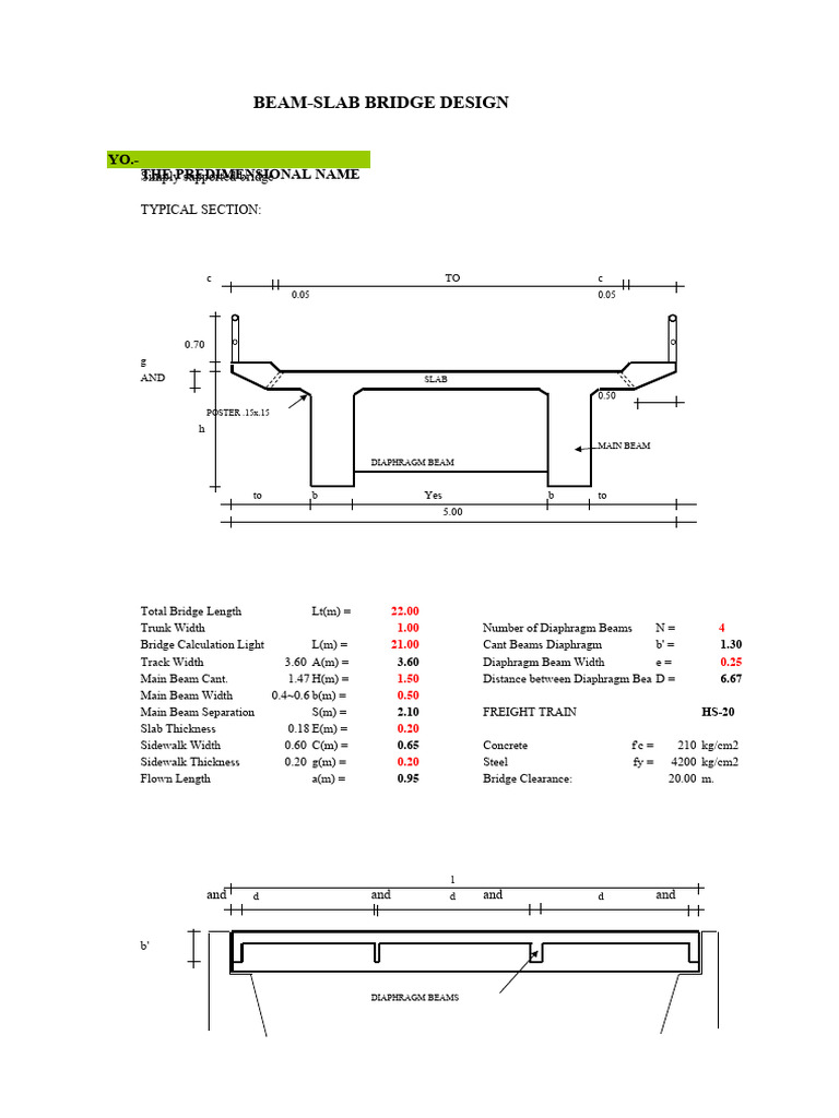 deck slab design | Download Free PDF | Beam (Structure) | Bridge