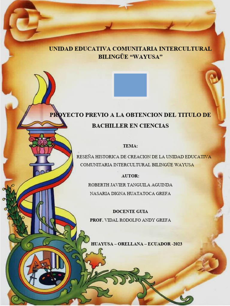 Proyecto de Grado - Rober | PDF | Multilingüismo | Ecuador