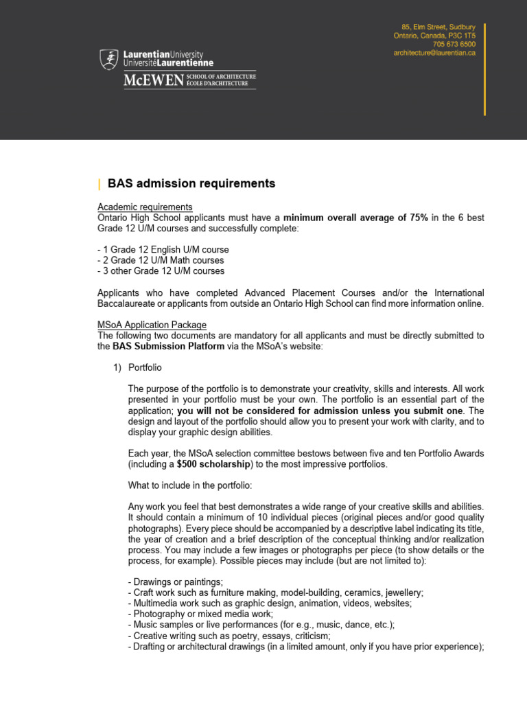 BAS Admission Requirements - EN | PDF | Graphic Design | Plagiarism