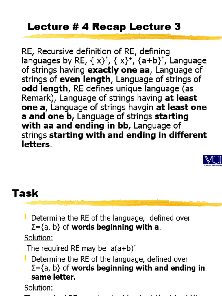 Lesson_4 | Download Free PDF | String (Computer Science) | Regular Expression