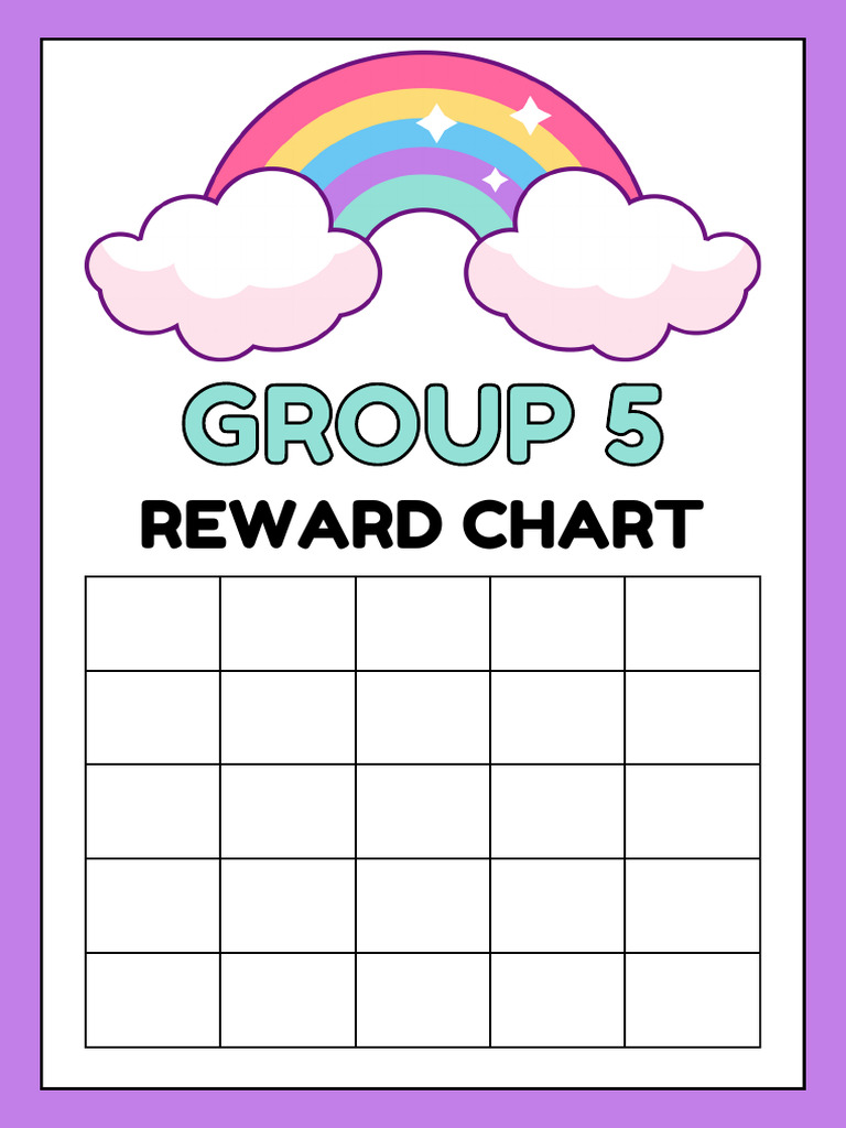 Rainbow Sticker Chart | PDF