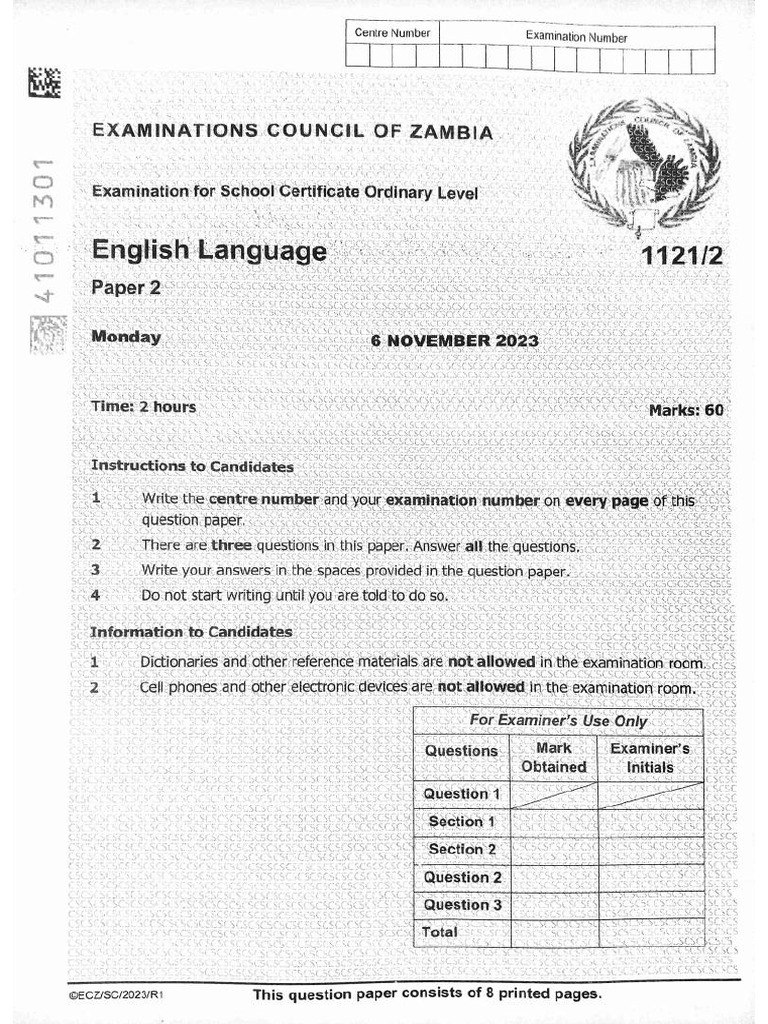 Pdfs - English P2 2023 G12 | PDF