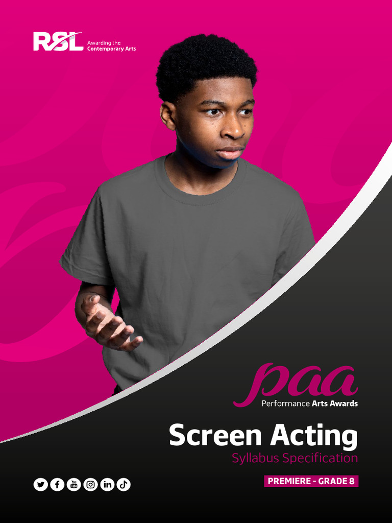 Screen Acting Grades Guide | PDF | Educational Assessment | Learning