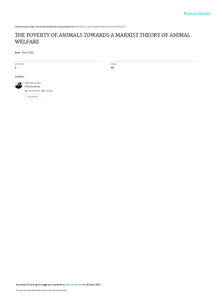 The Povertyof Animals | PDF | René Descartes | Aristotle