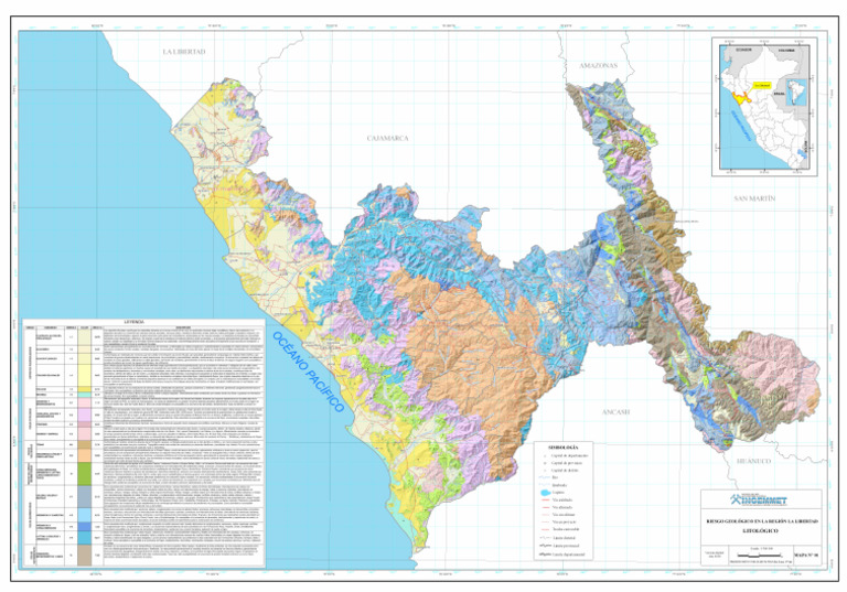 C050-Mapa 1 Litologico | PDF