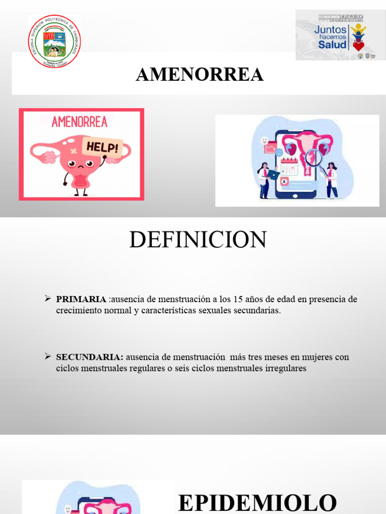 Guía Clínica de Amenorrea | PDF | Menstruación | Ciclo menstrual