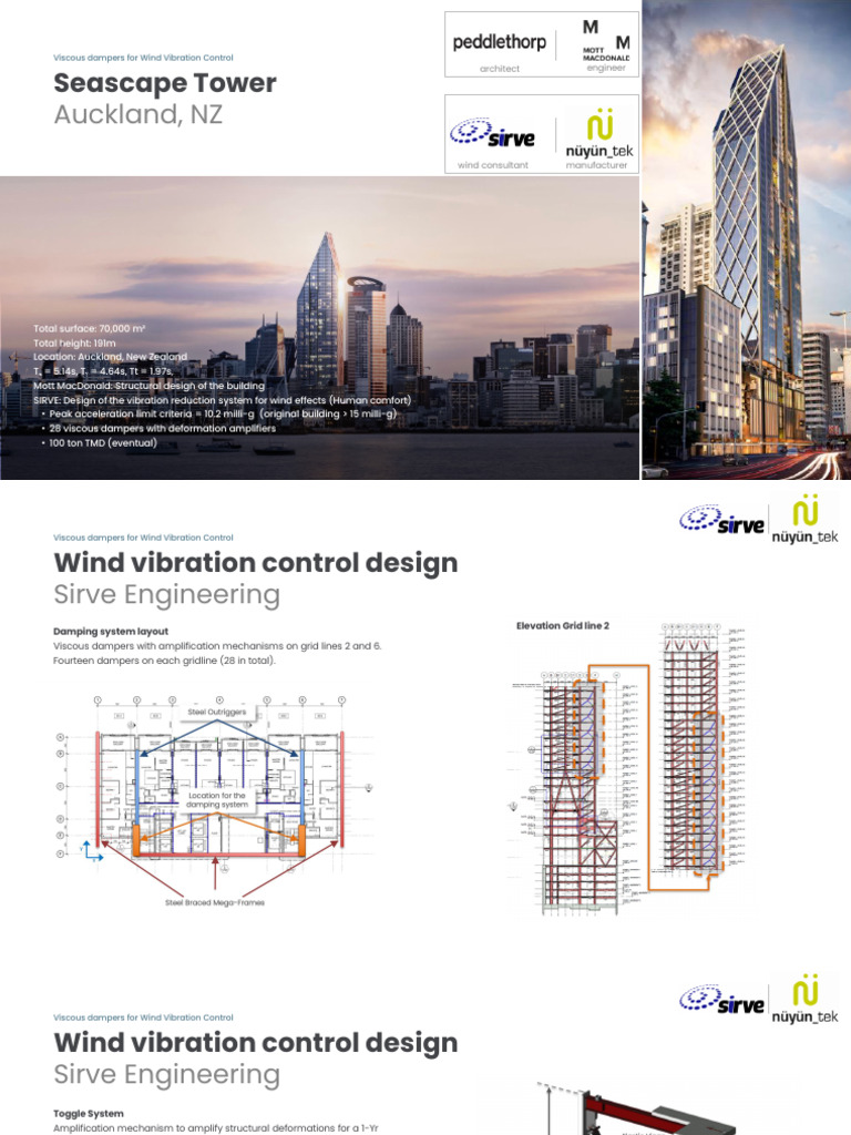 Seascape Tower Wind Vibration Control | PDF | Viscosity | Amplifier