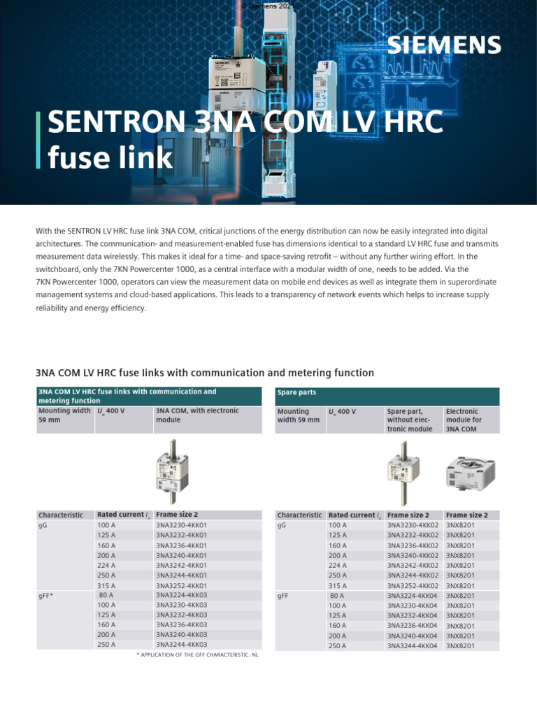Smart Fuse Links for Energy Systems | PDF | Fuse (Electrical ...