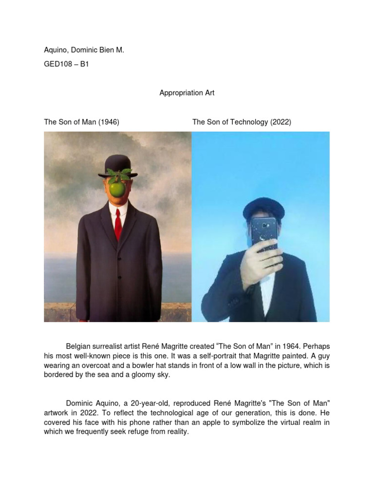 Aquino GED108 Appropriation Art | PDF | Young Adult