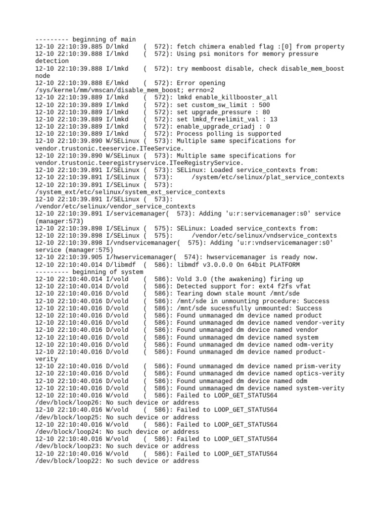 Logcat CSC Compare Log | PDF | Computer Data Storage | Data Management