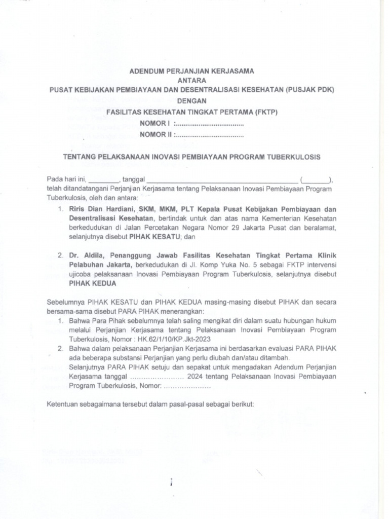 Adendum Pusjak PDK | PDF