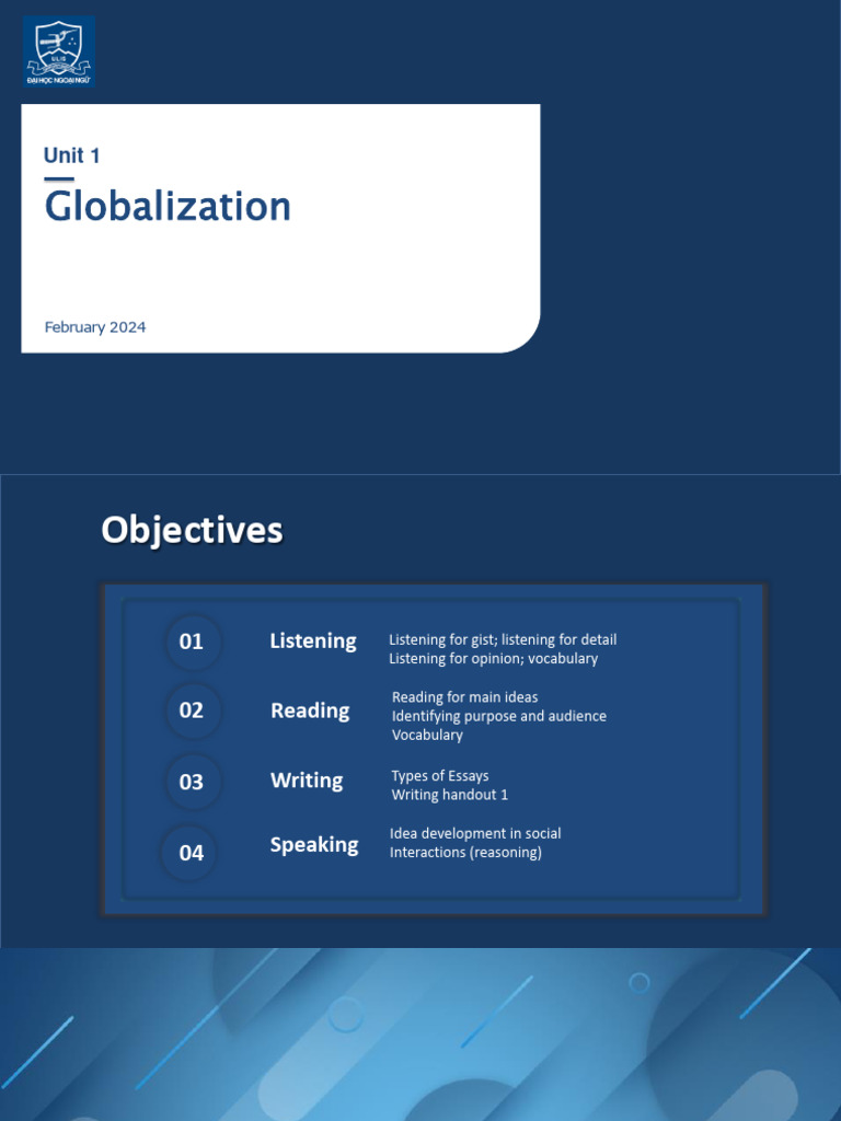 Unit 1 - Globalization | Download Free PDF | Organic Foods | Diet (Nutrition)