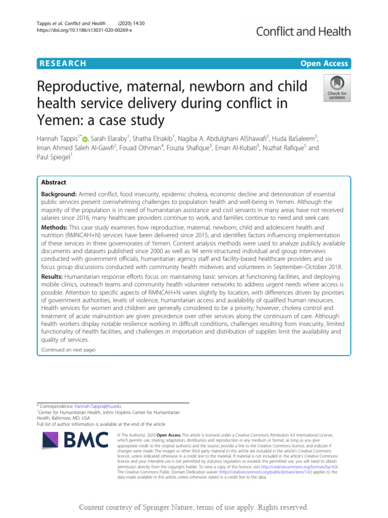 Reproductive Maternal Newborn and Child Health Ser | PDF | Qualitative ...