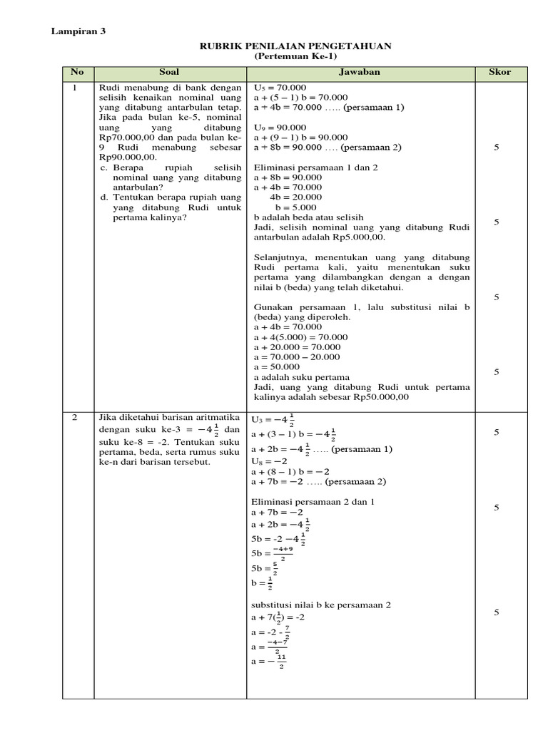 RPP Dan Instrumen Penilaian-7 | PDF