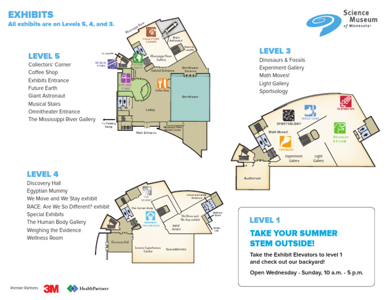 Minnesota Science Museum Exhibit Map | PDF | Paleontology