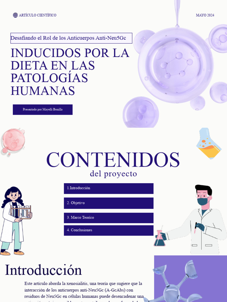 Mayelli Bonilla. Exposicion Neu5gc | PDF | Sistema inmune | Dieta