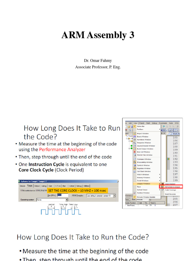 Lecture 4-5 - ARM_Assembly_3 (new) | PDF | Computer Science | Computing