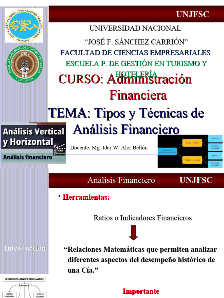 6)Tipos y Tecnicas de Analisis Financiero | PDF | Business | Estado financiero