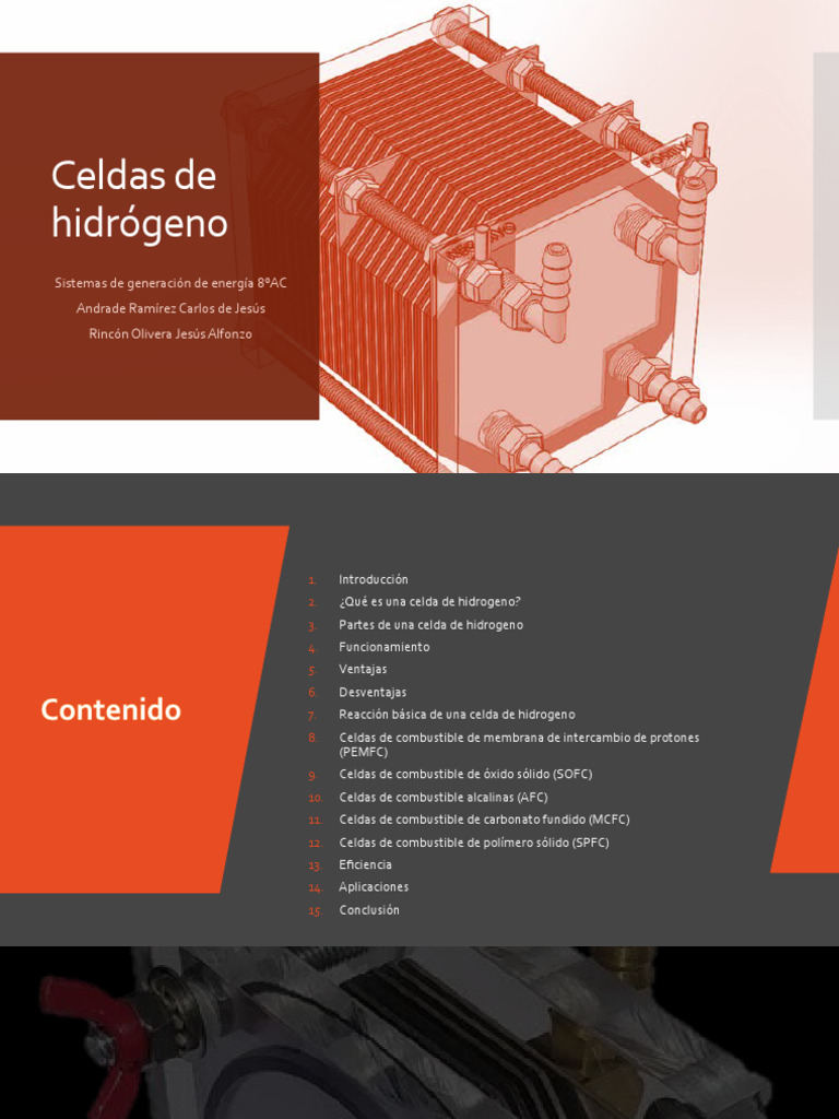 Celdas de Hidrogeno | Descargar gratis PDF | Pila de combustible | Celda de combustible de óxido ...