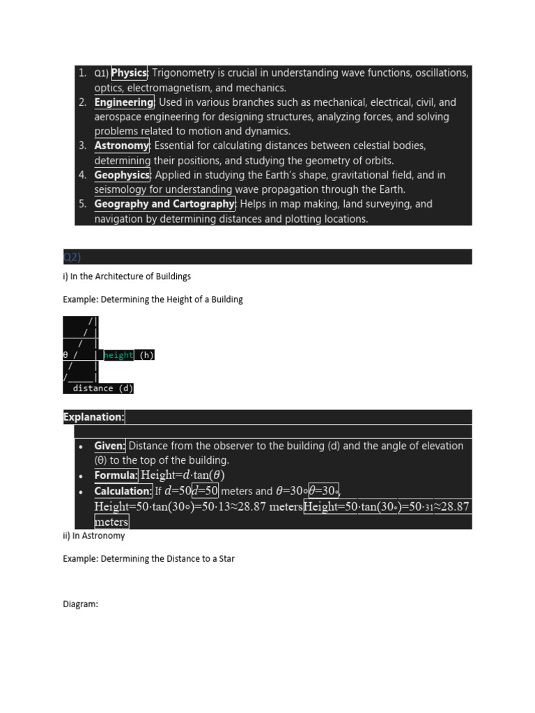 Trignometry | PDF | Trigonometric Functions | Triangle Geometry