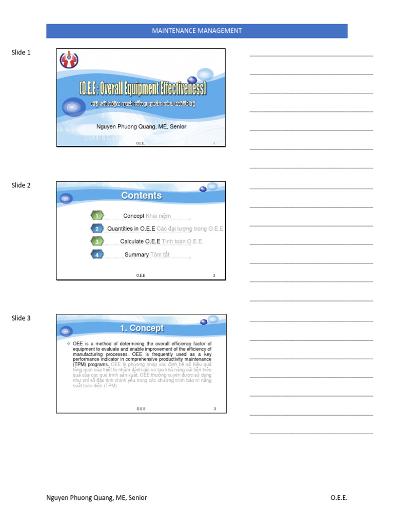 Slide 1: Maintenance Management | PDF