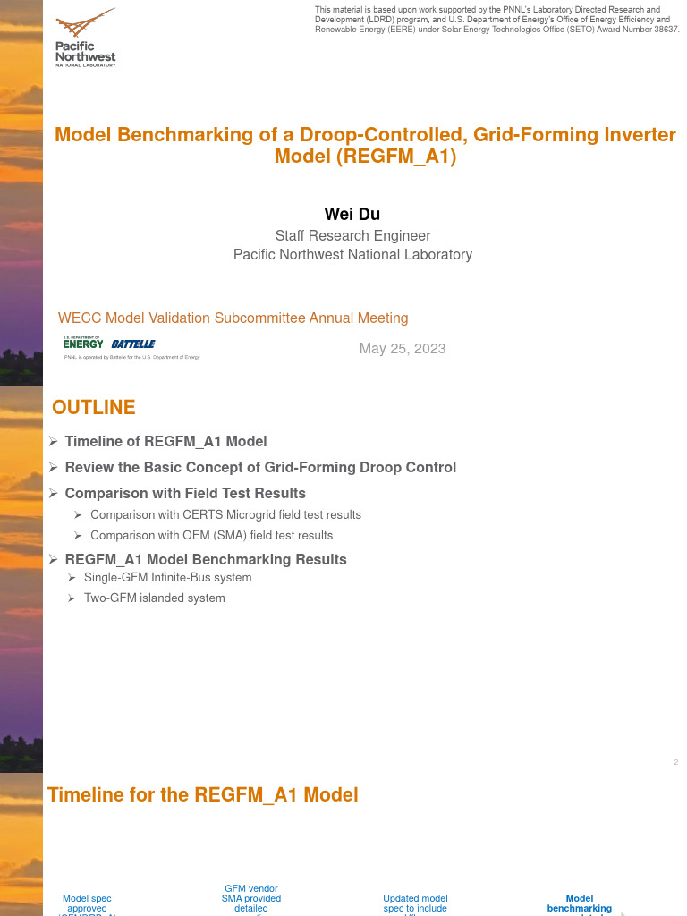 WDu-MVS-Model Benchmarking REGFM - A1 Model - May 2023 | PDF | Sustainable Technologies | Power ...