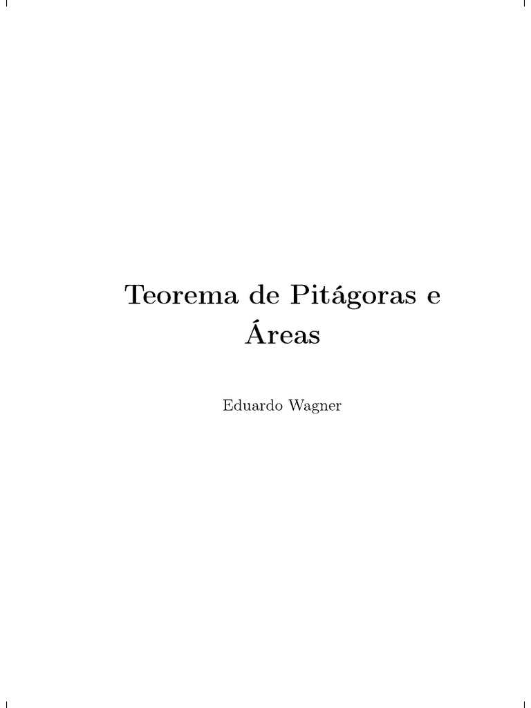 Teorema de Pitágoras | PDF