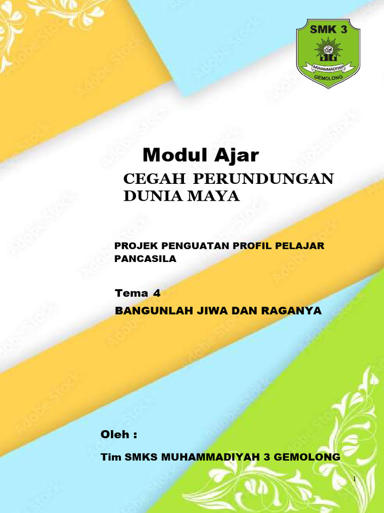 Modul Ajar Cegah Perundungan SMK Muh 3 Gemolong | PDF