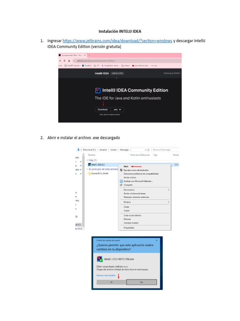 Guía Rápida: Instalar IntelliJ IDEA | PDF