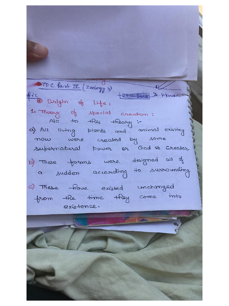 BSc. TDC-III ZOOLOGY NOTES | PDF