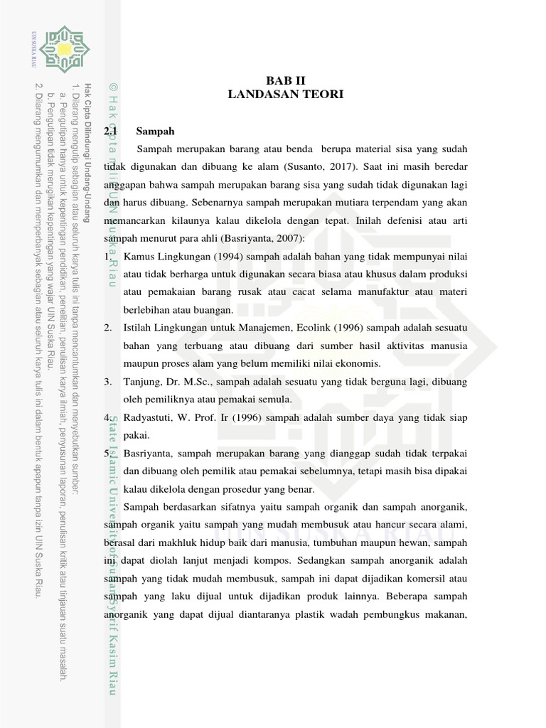Bab II Landasan Teori | PDF | Sains & Matematika