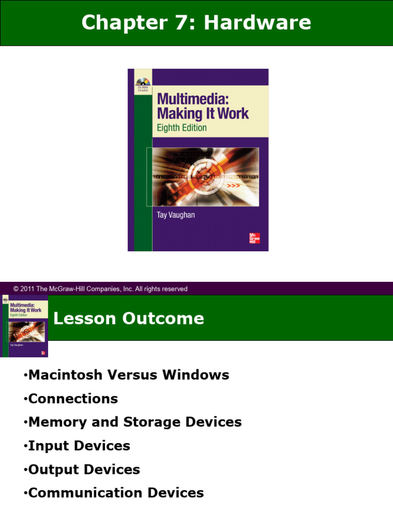 Lesson 08 Hardware Pdf Computer Data Storage Usb