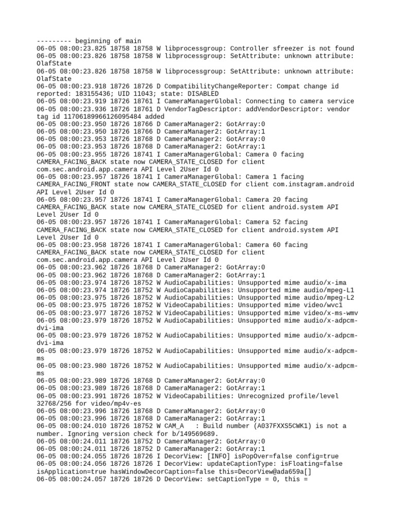 Log Cat 1717549223701 | Download Free PDF | Computing Platforms | Software Development