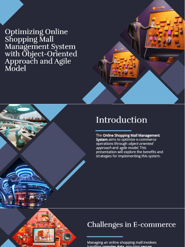 Slidesgo Optimizing Online Shopping Mall Management System With Object ... Slidesgo Optimizing Online Shopping Mall Management System With Object ...