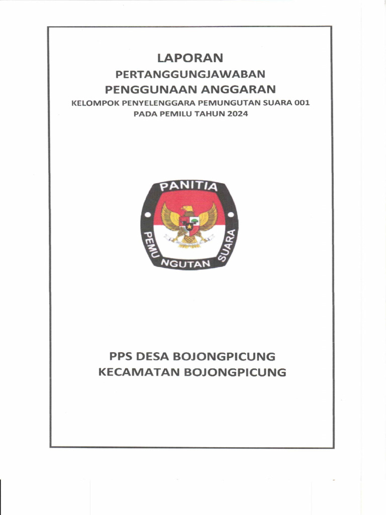 Contoh SPJ KPPS | PDF
