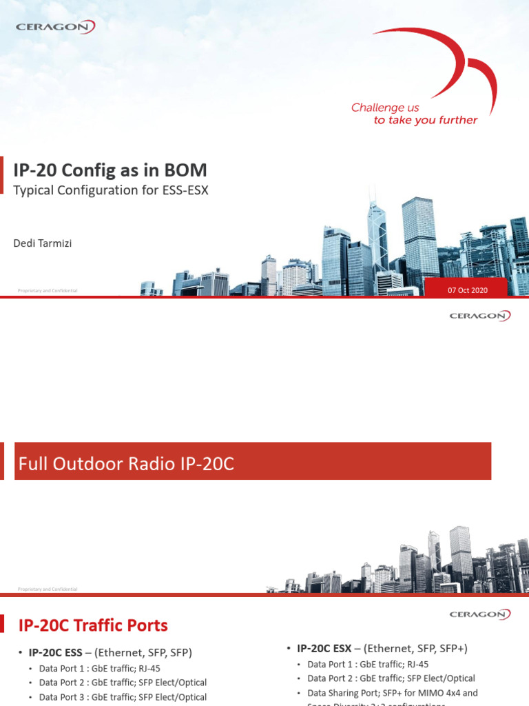 IP-20C ESS-ESX Ports Allocation - Rev01 | PDF | Broadcast Engineering | Broadcasting