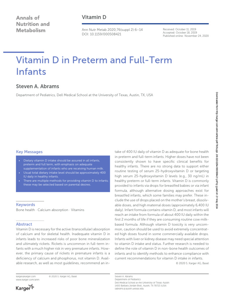 vitamin D | Download Free PDF | Vitamin D | Vitamin