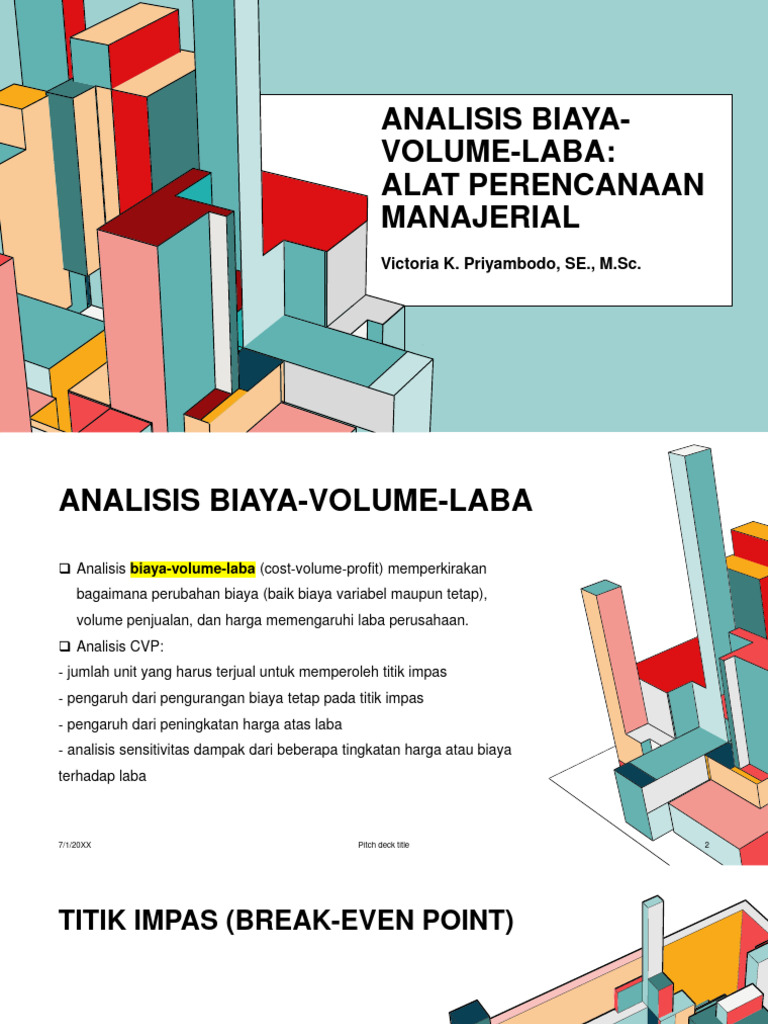 Analisis CVP untuk Manajer | PDF