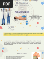 Paracentesis: Procedimiento y Pasos | PDF