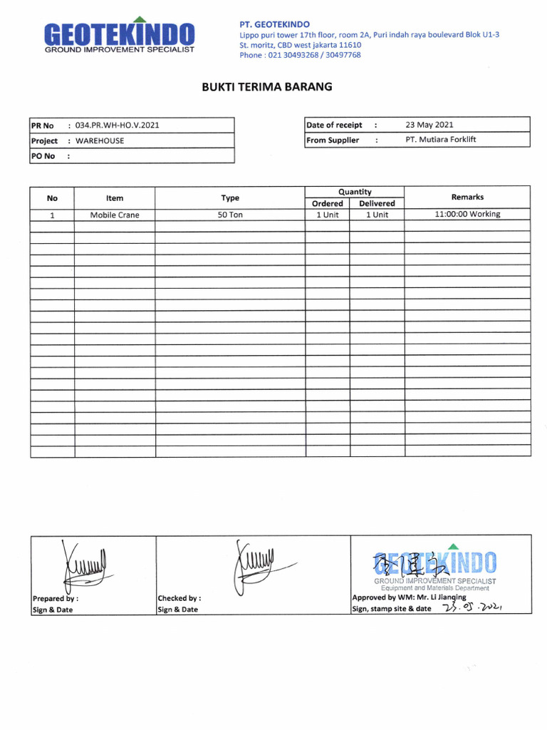 BTB & BKB Mobile Crane 50T 23.05.2021 | PDF