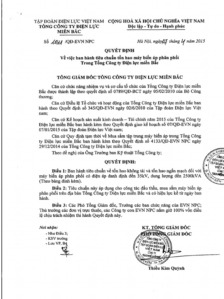 1011-QD-EVN(NPC) | PDF