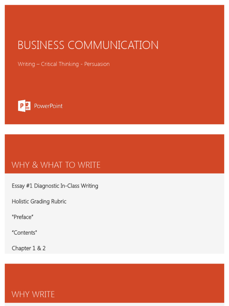 BUSINESS COMMUNICATION Class 2 | PDF | Genre | Experience