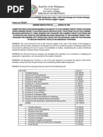Bdrrmc Plan and Budget | PDF | Emergency Management | Risk Management