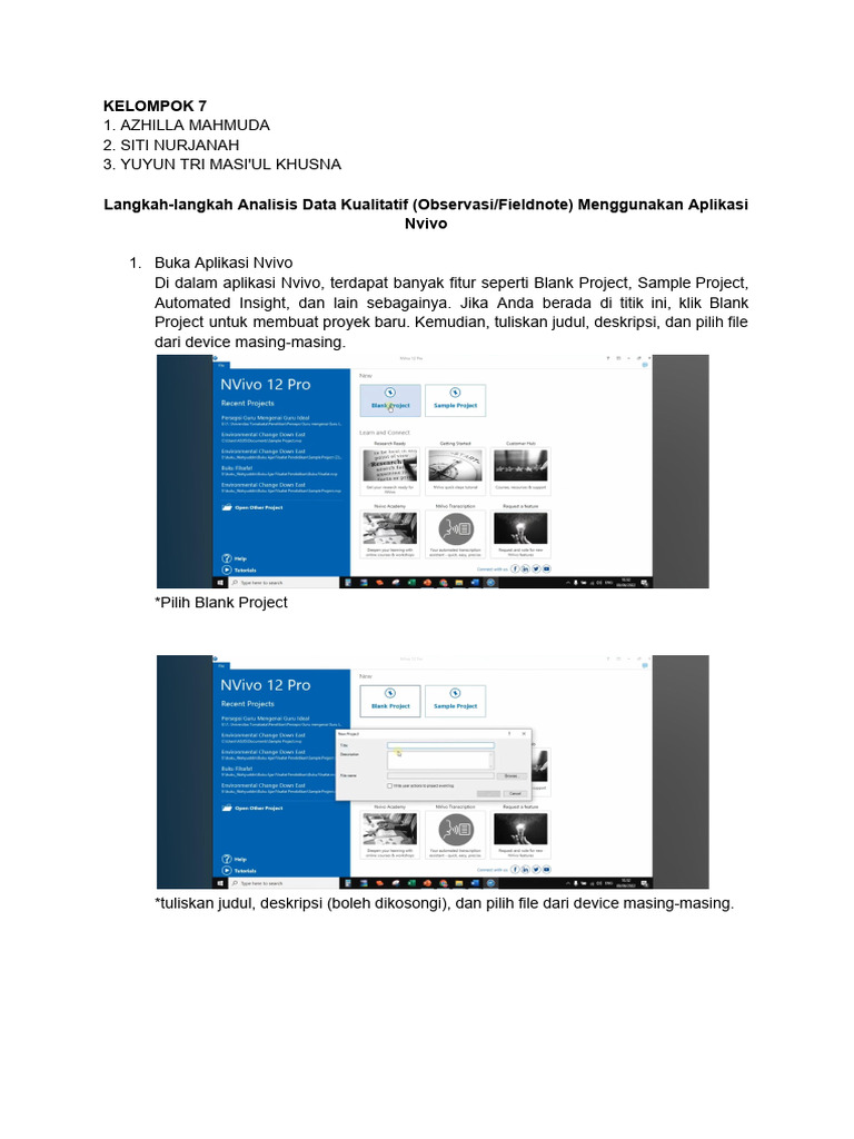 Panduan Nvivo untuk Pemula | PDF