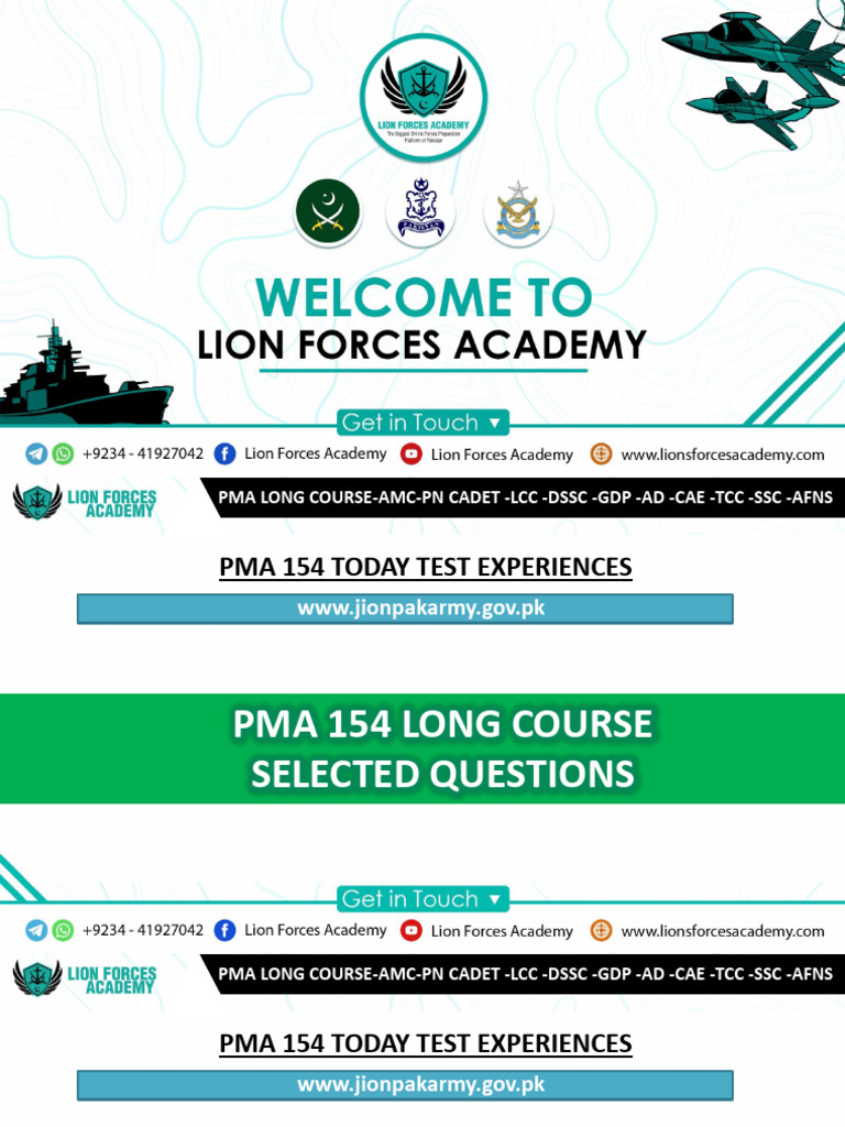 PMA 155 Long Course Notes | PDF | Pakistan | Khyber Pakhtunkhwa