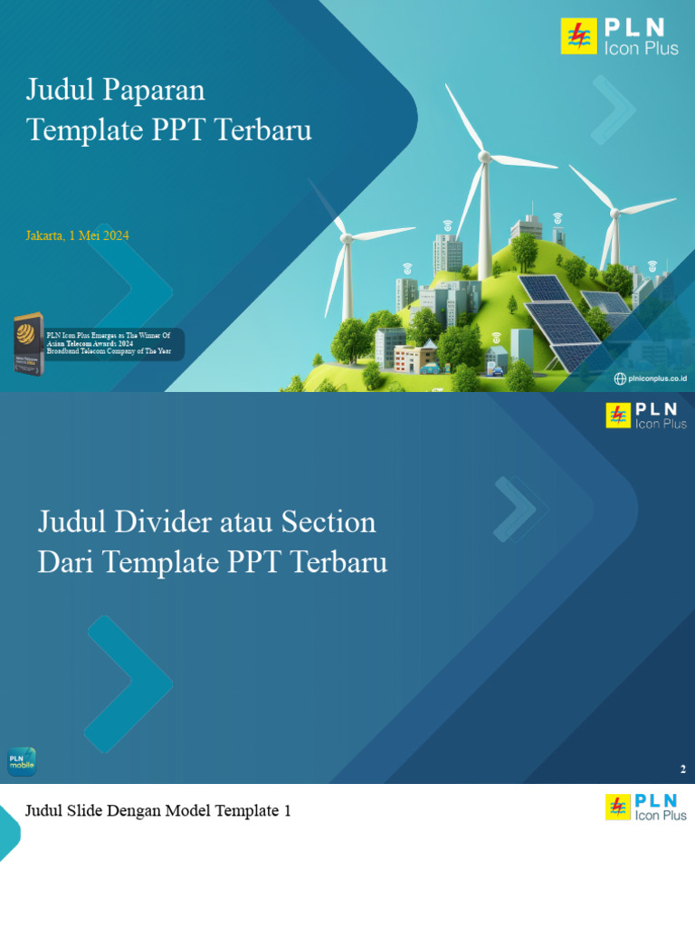 Template Paparan PLN Icon Plus 2024 | PDF