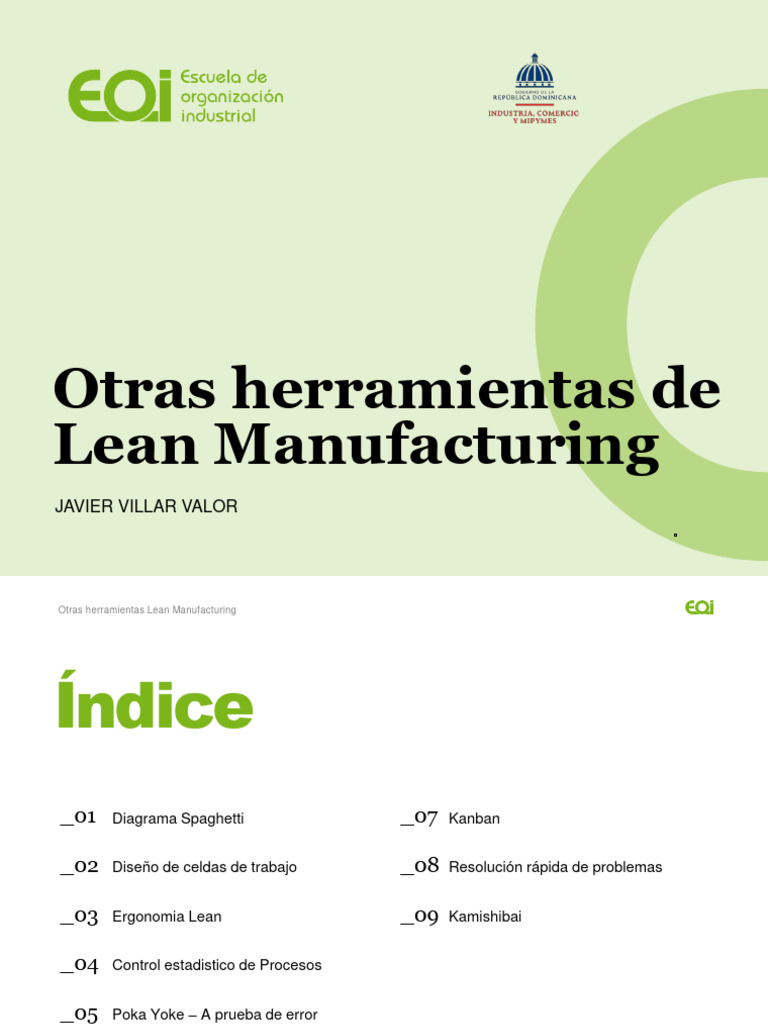 Otras Herramientas Lean | PDF | Factores humanos y ergonomía | Lean ...