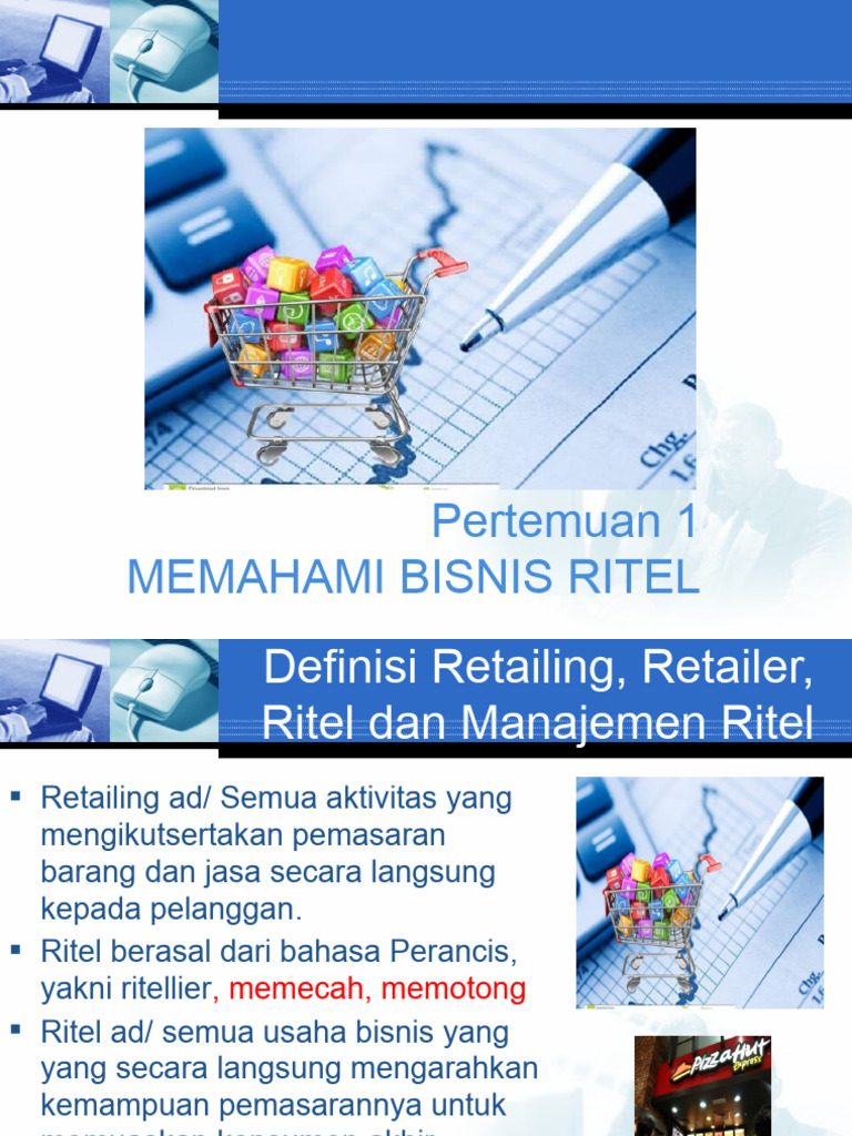 Pertemuan 1 Mengenal Dunia Bisnis Ritel Suhendri 2017 Pdf